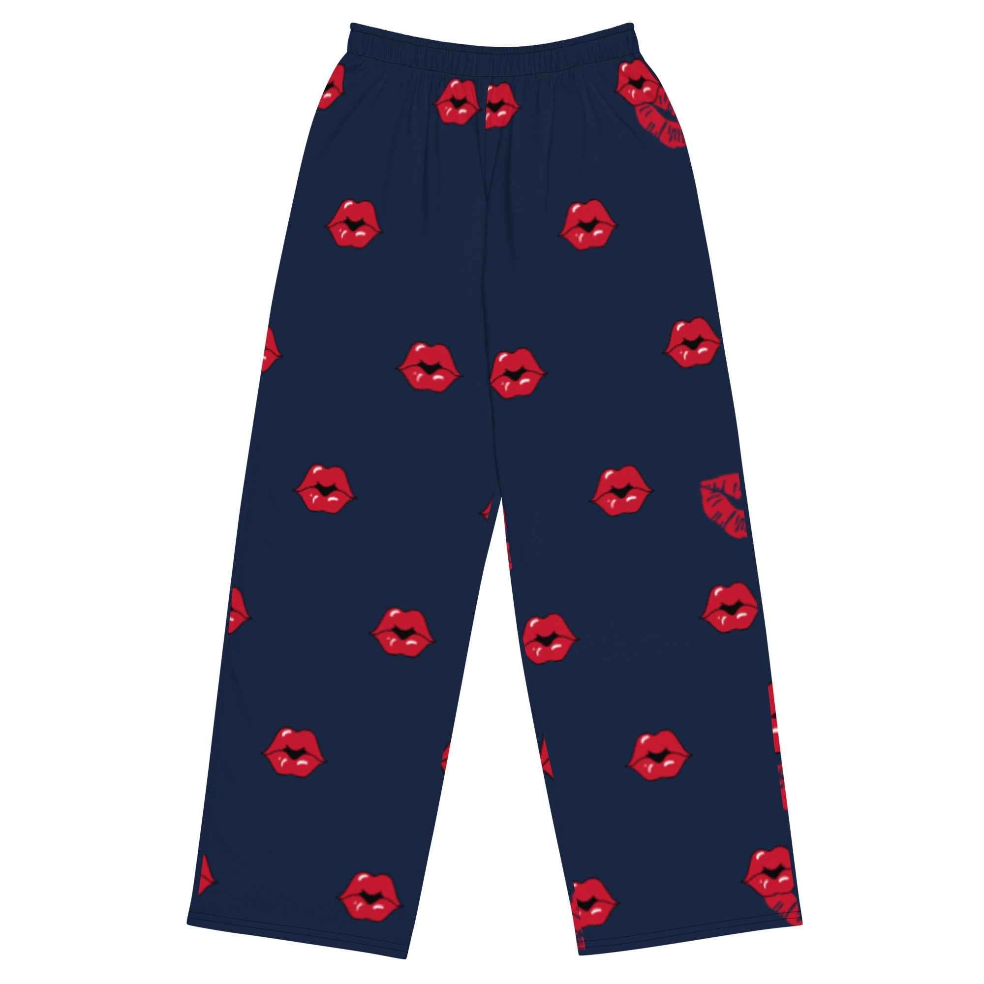 WPG Wide Leg Pants (kiss) – Wolfpack Gang Apparel